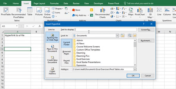 How To Rename A Hyperlink In Excel